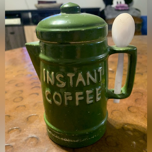 Kitchen | Vintage Green Instant Coffee Container Farmhouse | Poshmark